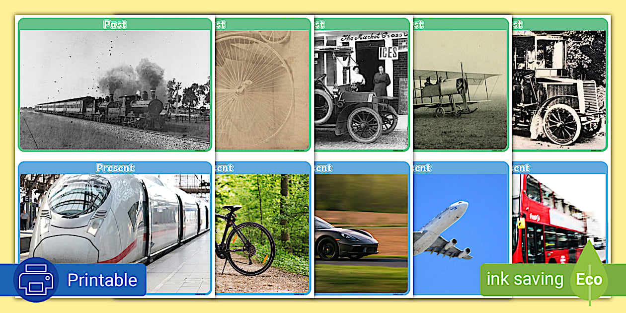 Past and Present Transport Through Time Display Pictures