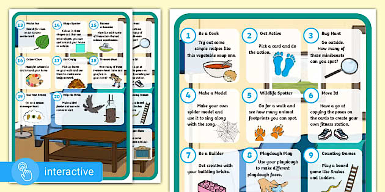 Screen-Free Learning Activities EYFS (teacher made) - Twinkl