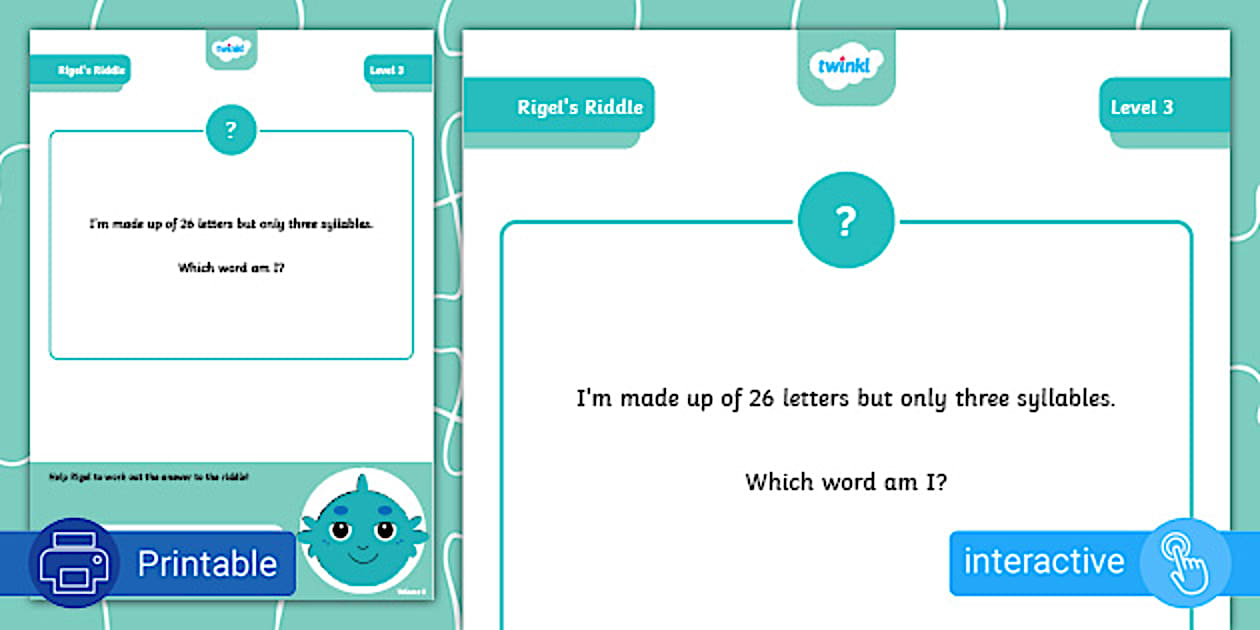 Rigel's Riddle - Volume 3 - Logic Puzzle for Kids – Twinkl