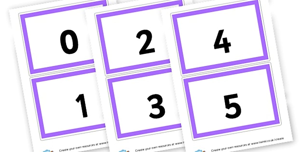 0-20 Numerals - Numbers 0-20 Primary Resources - Twinkl