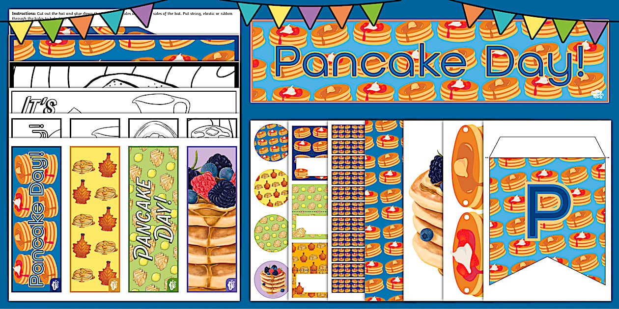 Pancake Day Decorations Pack | Twinkl Party