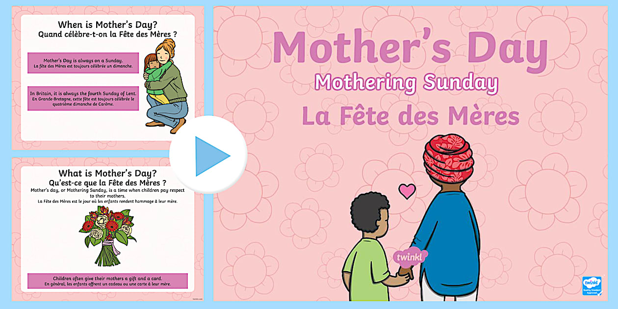 Mother's Day PowerPoint English/French - Mother\'s Day Presentation