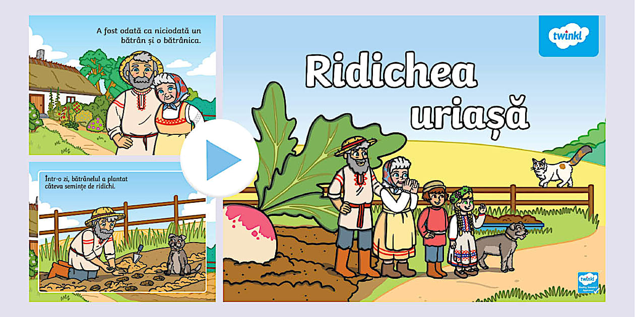 Ridichea uriașă Poveste - Ridichea Uriașă Imagini | Twinkl