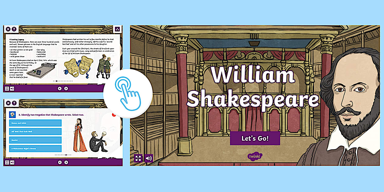 Self-Marking Shakespeare Reading Comprehension | Twinkl Go!