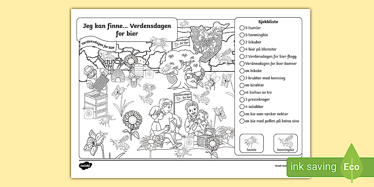 Jeg kan finne... Verdensdagen for bier (teacher made)