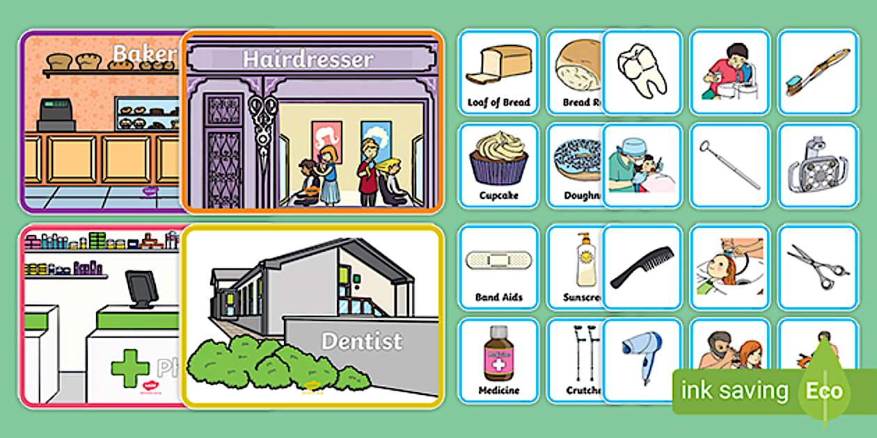 SA Goods and Services Sorting and Matching Game - Twinkl