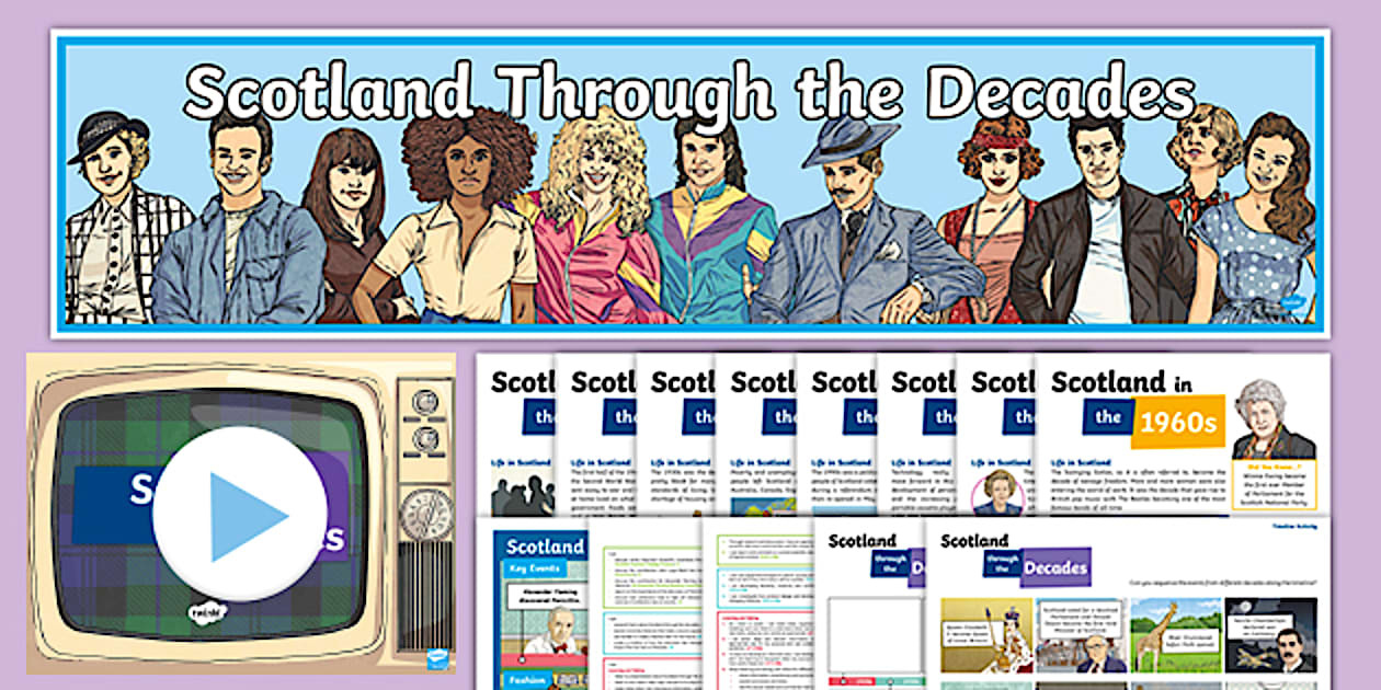 Scotland Through the Decades Second Level CfE IDL Resource Pack