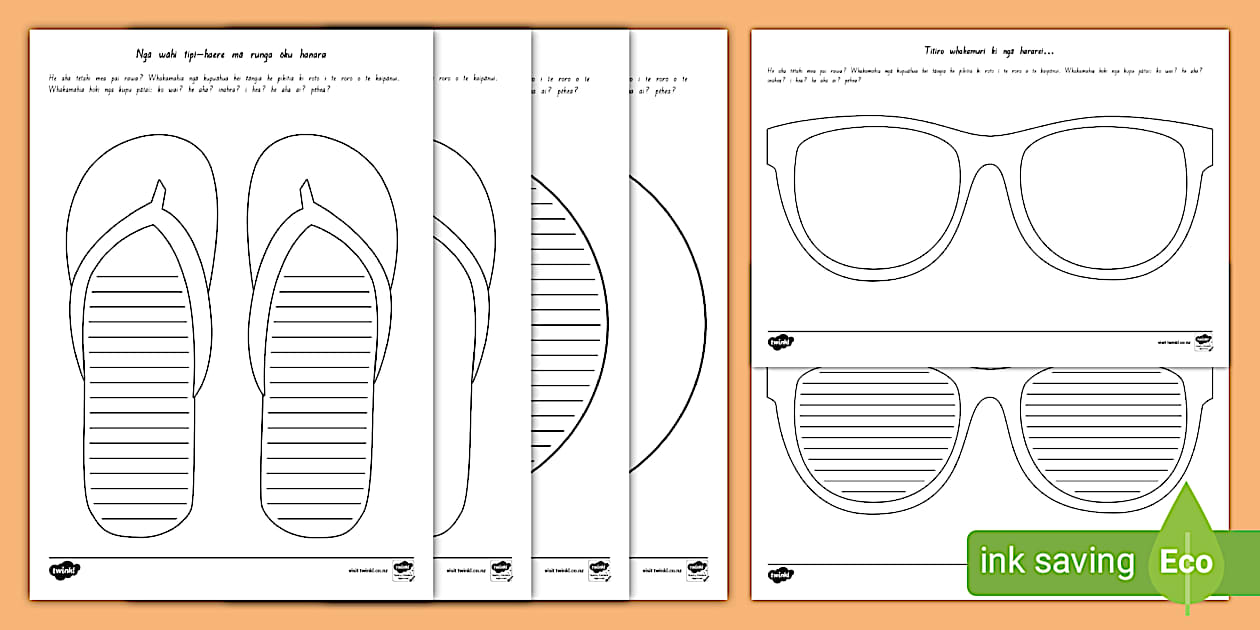 Titiro Whakamuri Ki Ngā Hararei: He Ngohe Tuhituhi - Twinkl