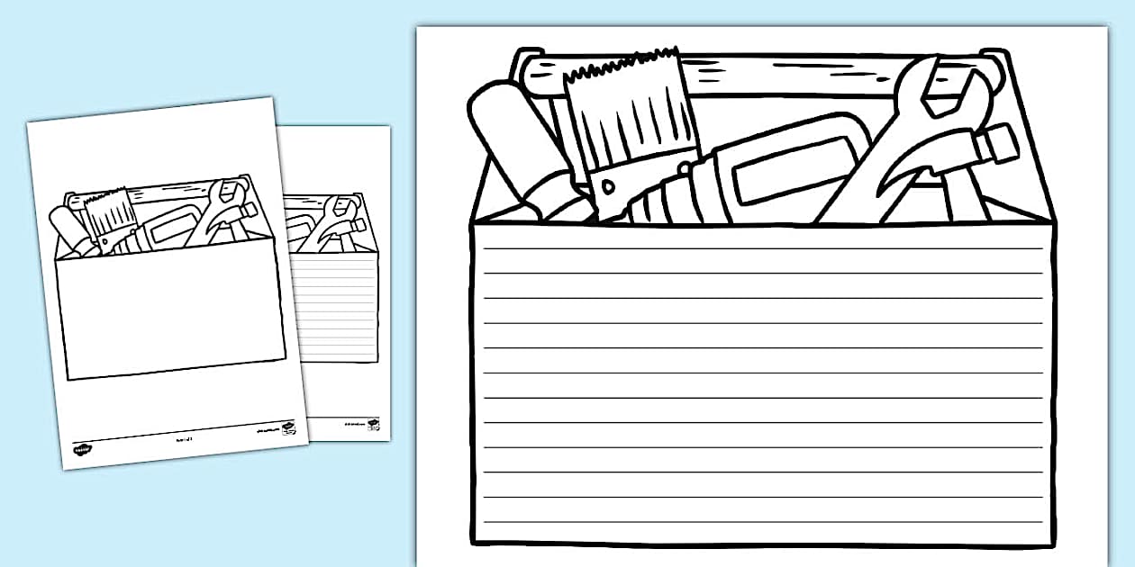 Toolbox Writing Template (teacher made) - Twinkl