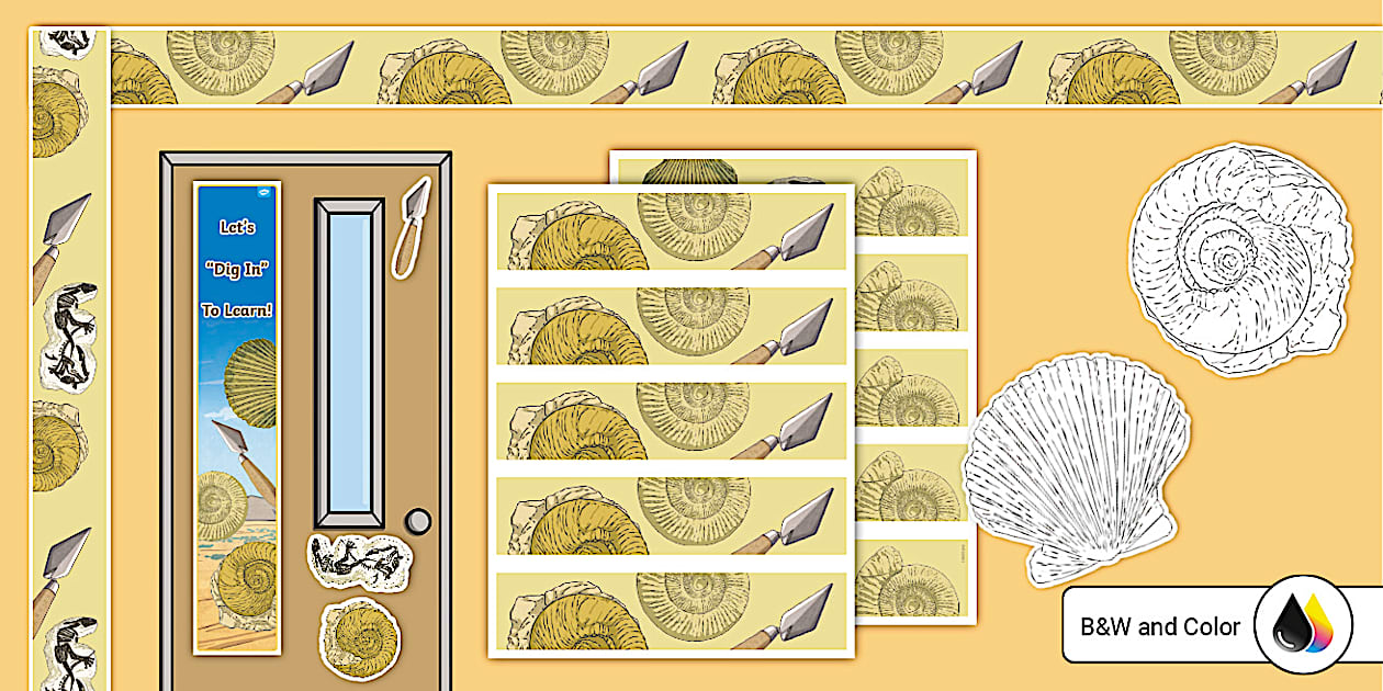 Let's "Dig In" To Learn Door Decorating Pack (teacher made)