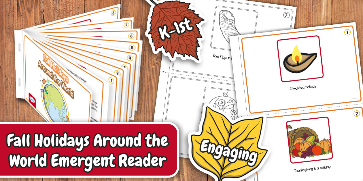 Fall Holidays Around the World Emergent Reader - Twinkl