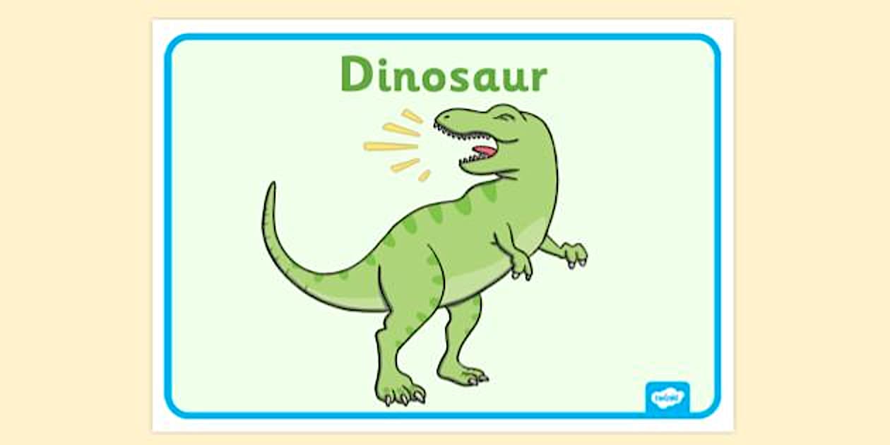 Big Dinosaur Poster | Primary Resources (teacher made)