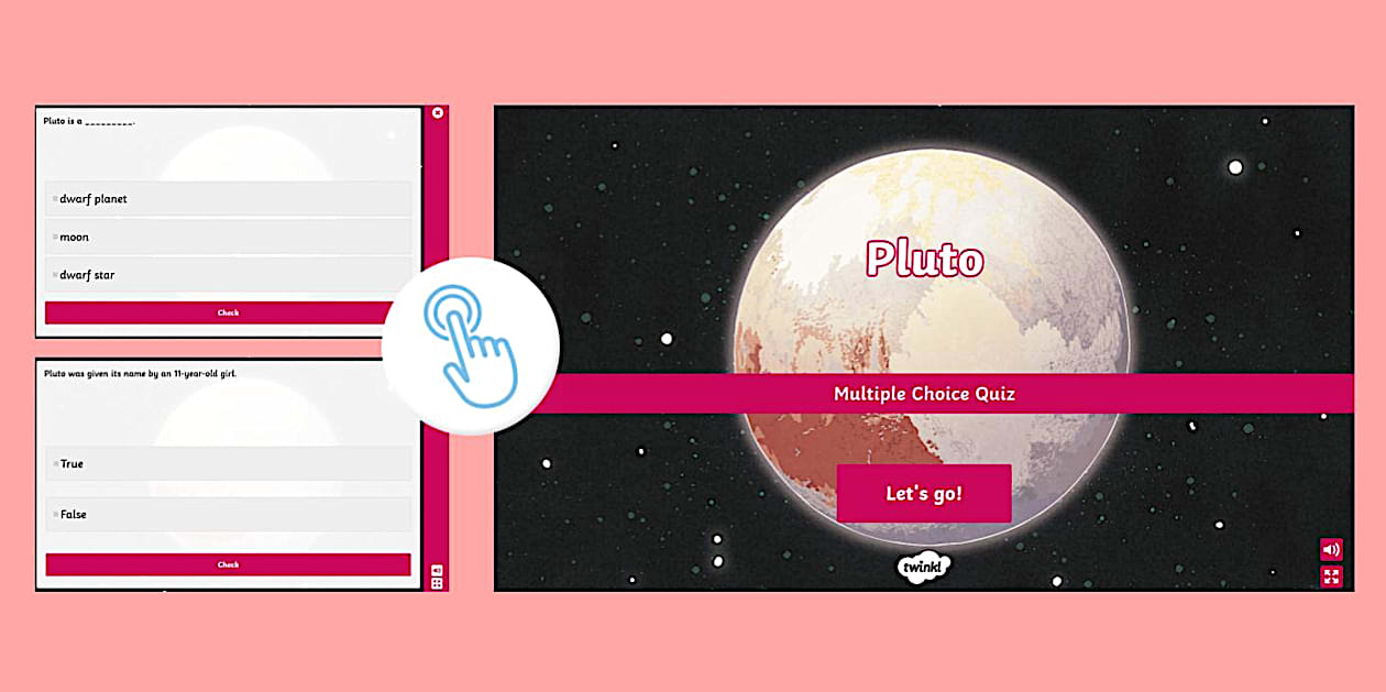 Pluto Multiple Choice Quiz | Twinkl (teacher made) - Twinkl