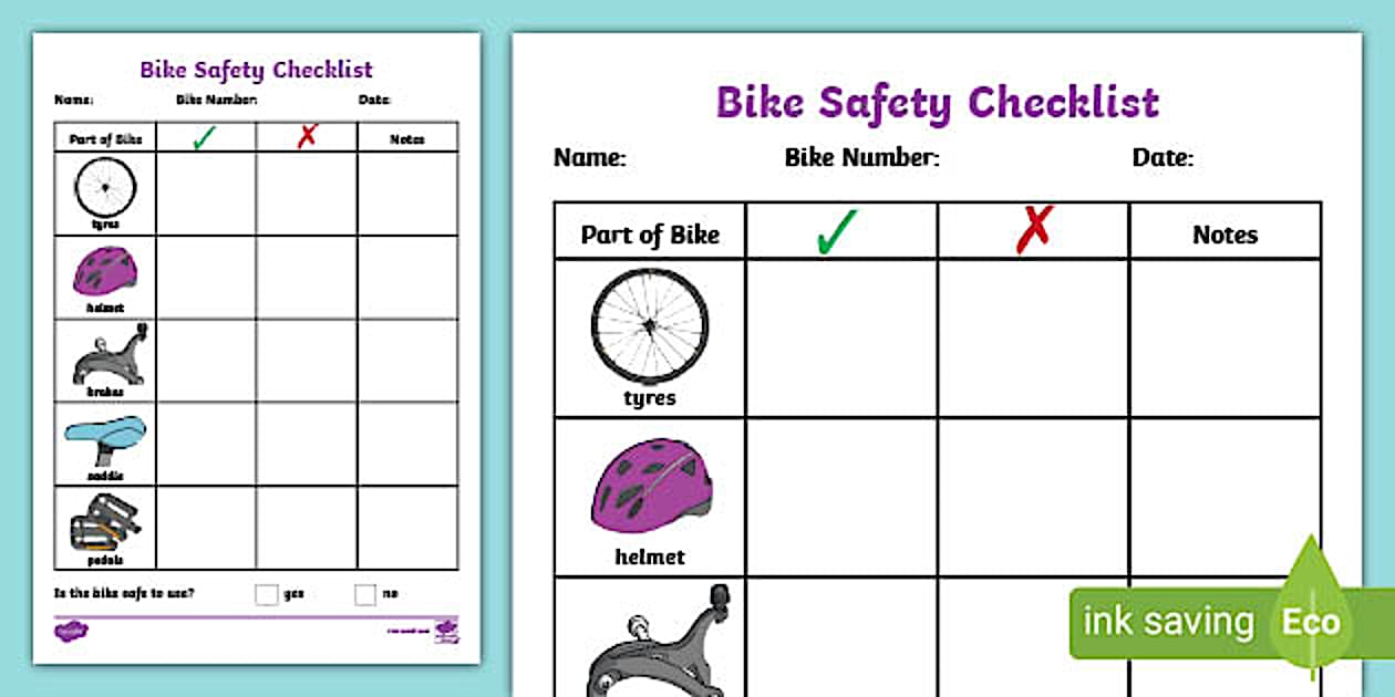 Bike Safety Checklist
