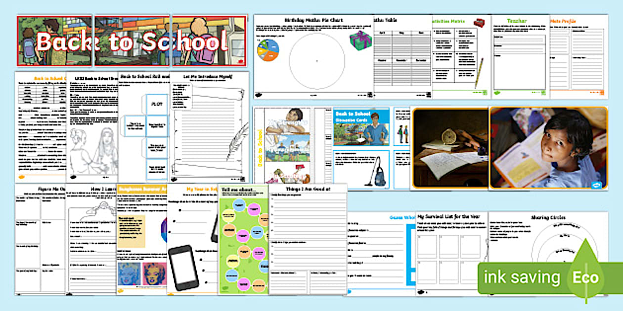 Grade 7 School Activities | First Week Back Activity Pack