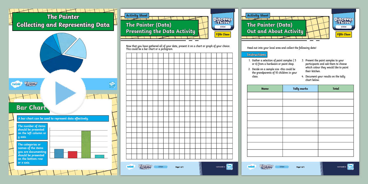 The Painter - Data Pack (teacher made) - Twinkl