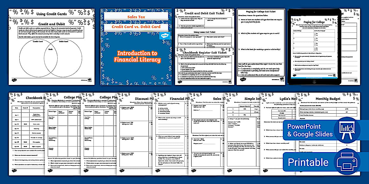 Financial Literacy Lesson Plan for 7th Grade | Twinkl USA