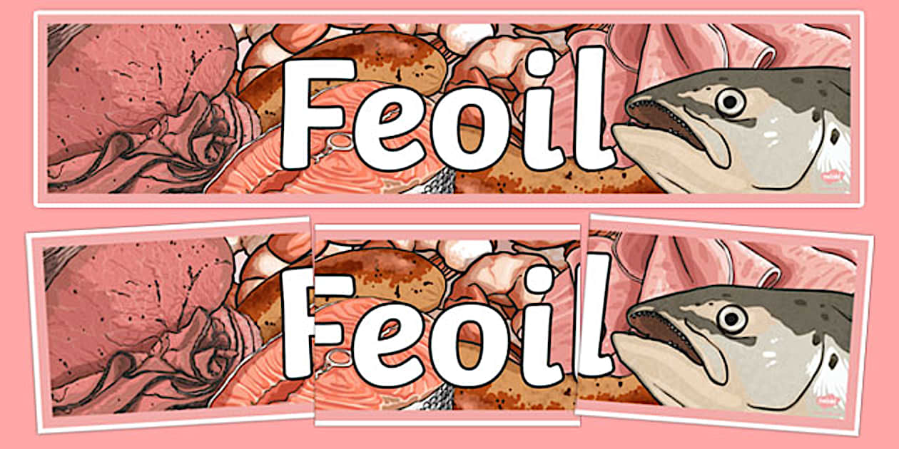 Bia Food Display Banner Feoil (Teacher-Made) - Twinkl