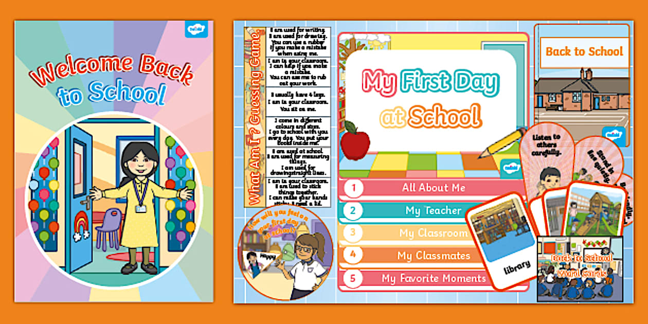 Welcome Back to School Lapbook (Hecho por educadores)