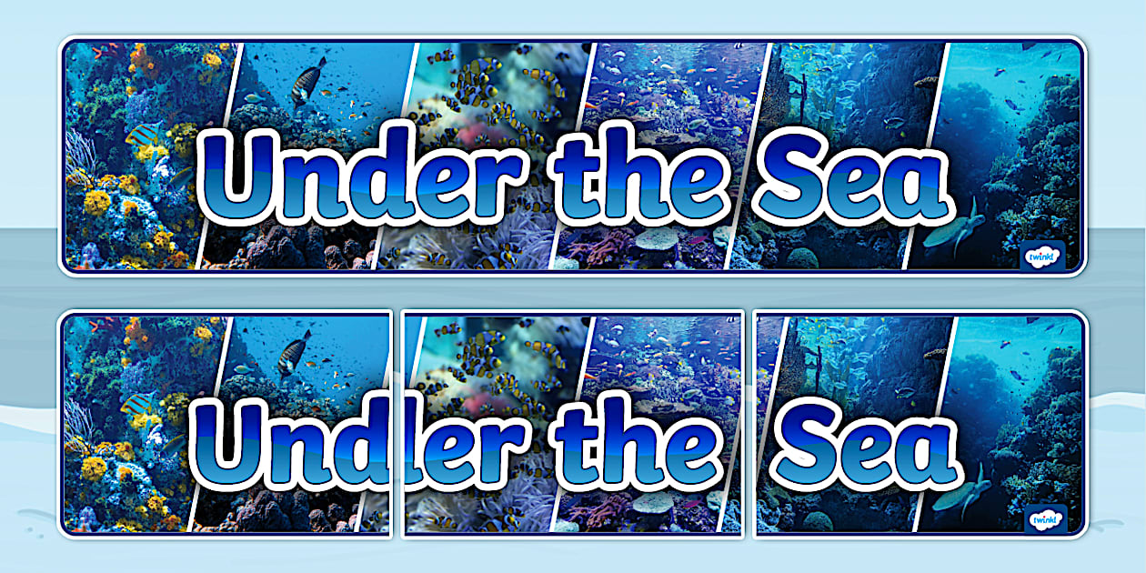 Under the Sea Photo Display Banner (Teacher-Made) - Twinkl