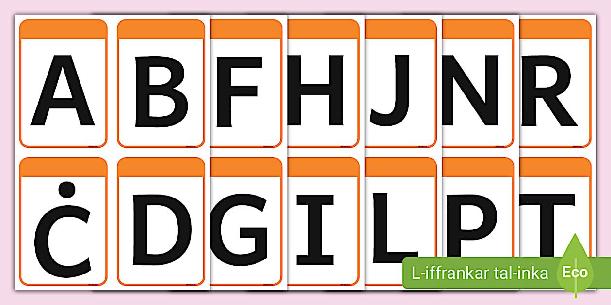 Leħħiet tal-Alfabett (Ittri Kbar) (teacher made) - Twinkl