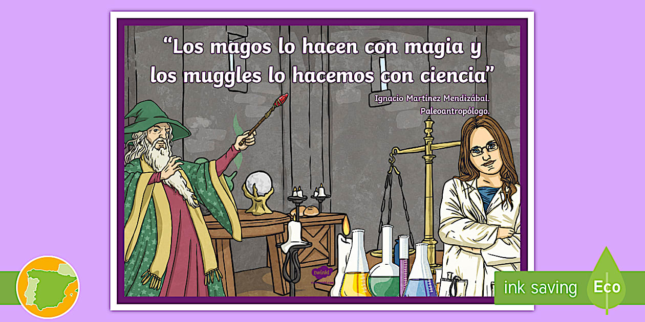 Poster muggles y ciencia