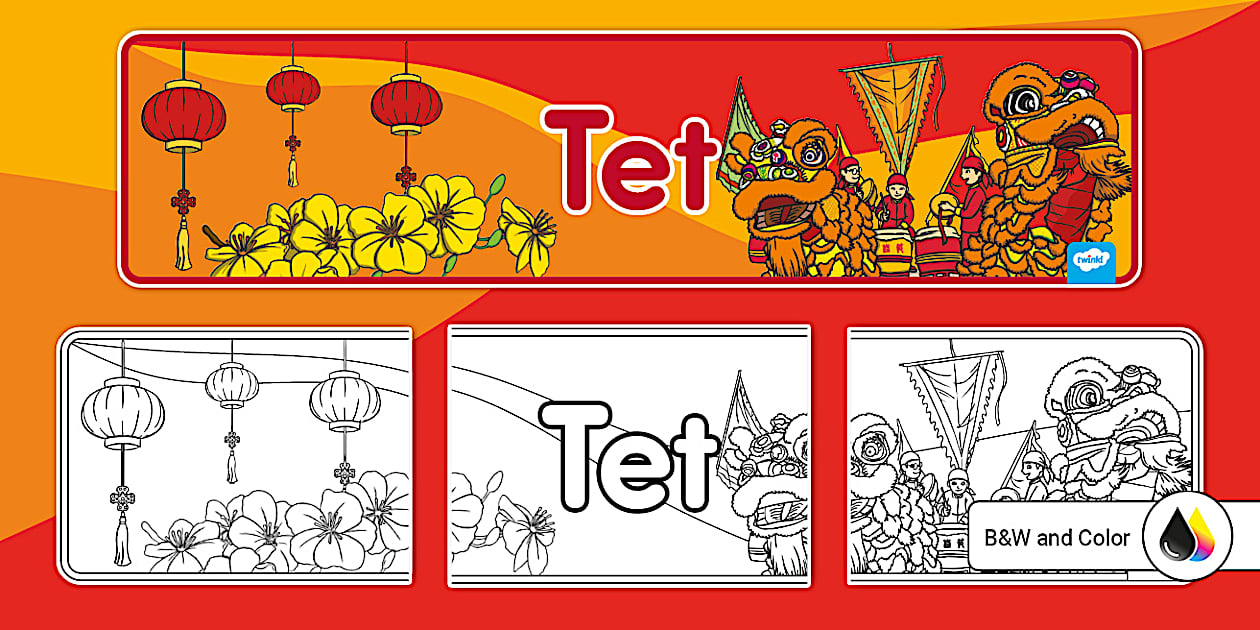 Tet Banner | Vietnamese New Year Teaching Resource | Twinkl
