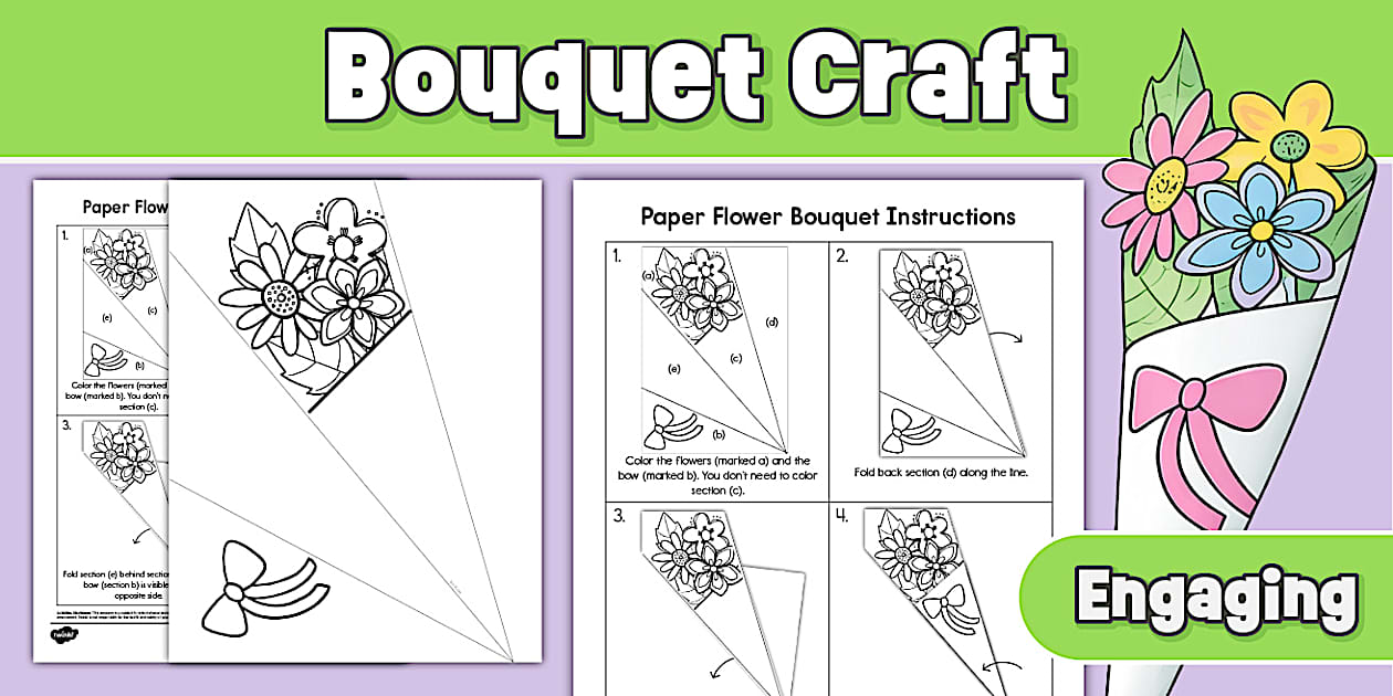 Flower Bouquet | Mother's Day Crafts
