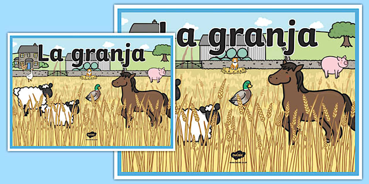 Cartel: La granja (teacher made) - Twinkl