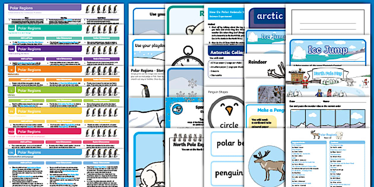 EYFS Polar Regions Activity Planning and Continuous Provision Ideas ...