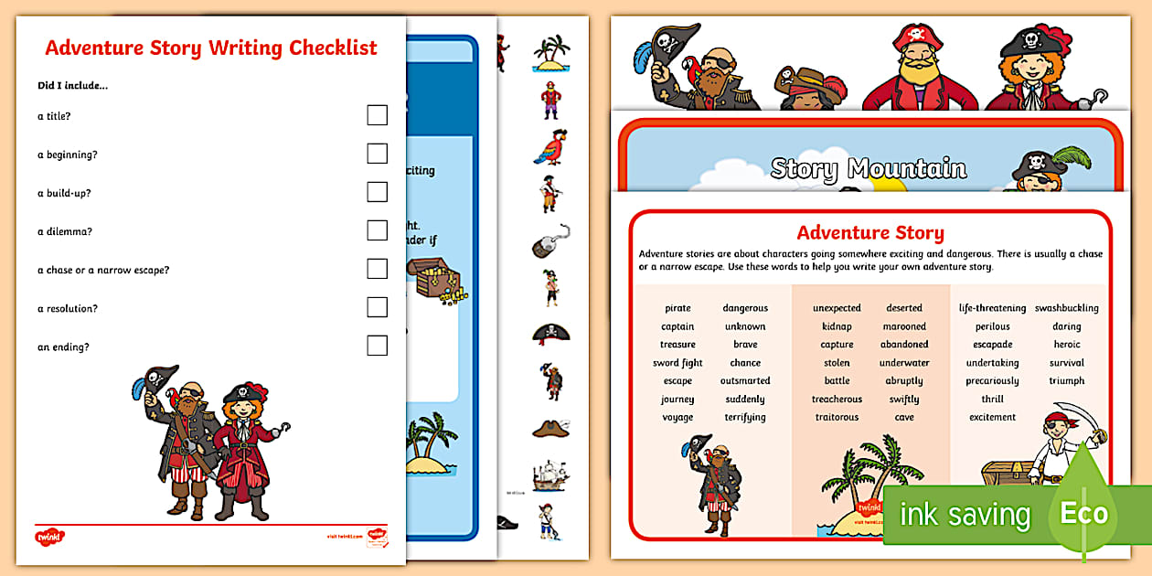 Editable KS1 Adventure Story Writing Resource Pack - Twinkl