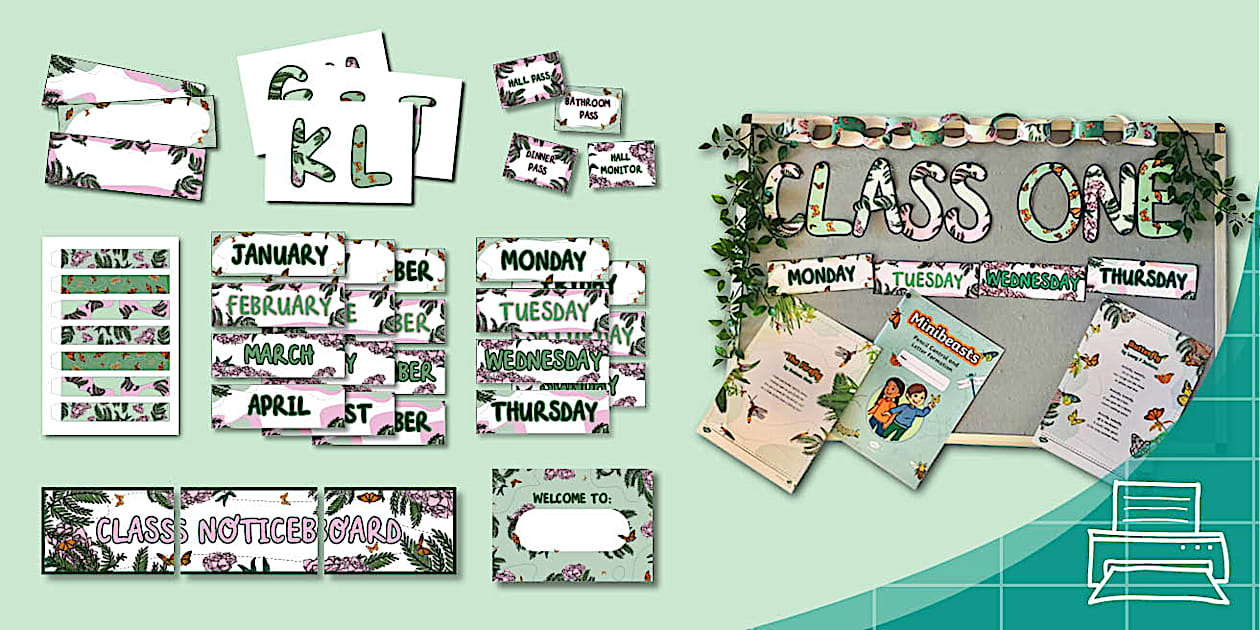 Nature Themed Classroom Decor Bundle | Display | Twinkl