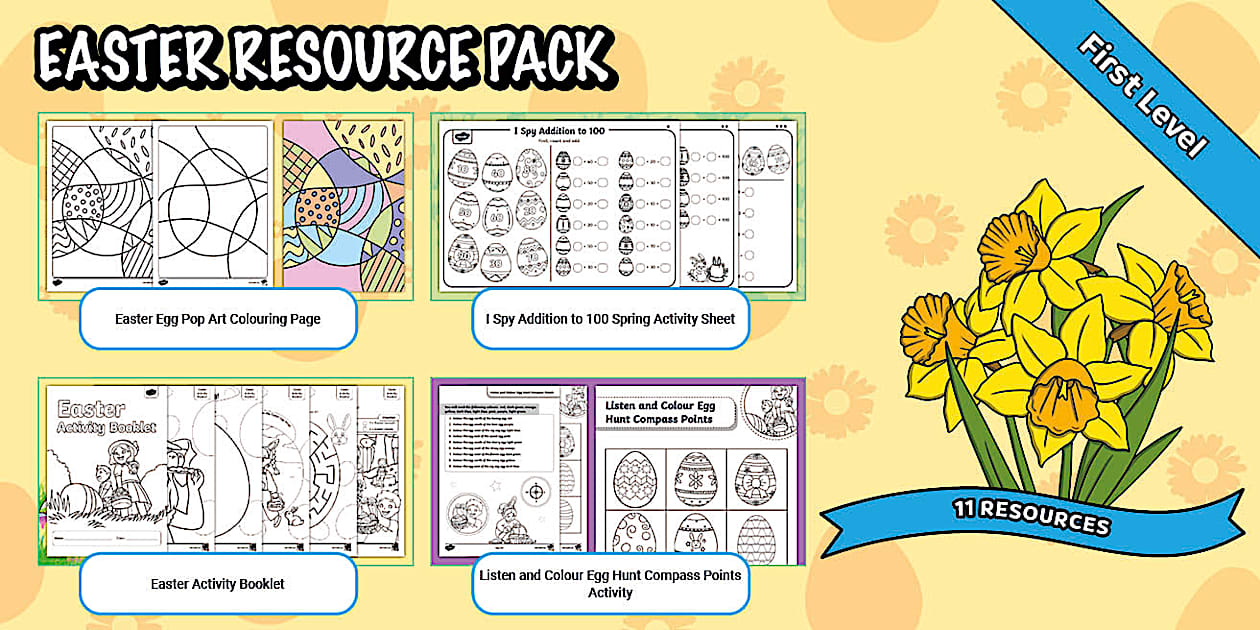 Easter First Level Resource Pack