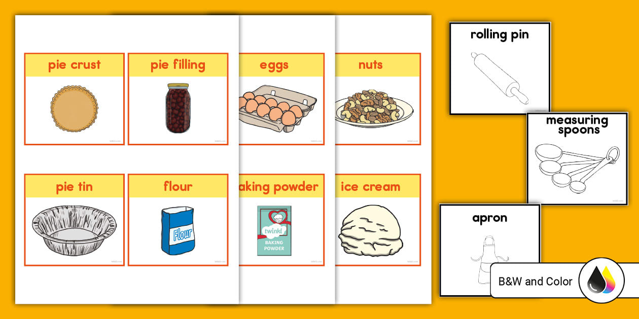 Pie Shop Dramatic Play Labels (teacher made) - Twinkl