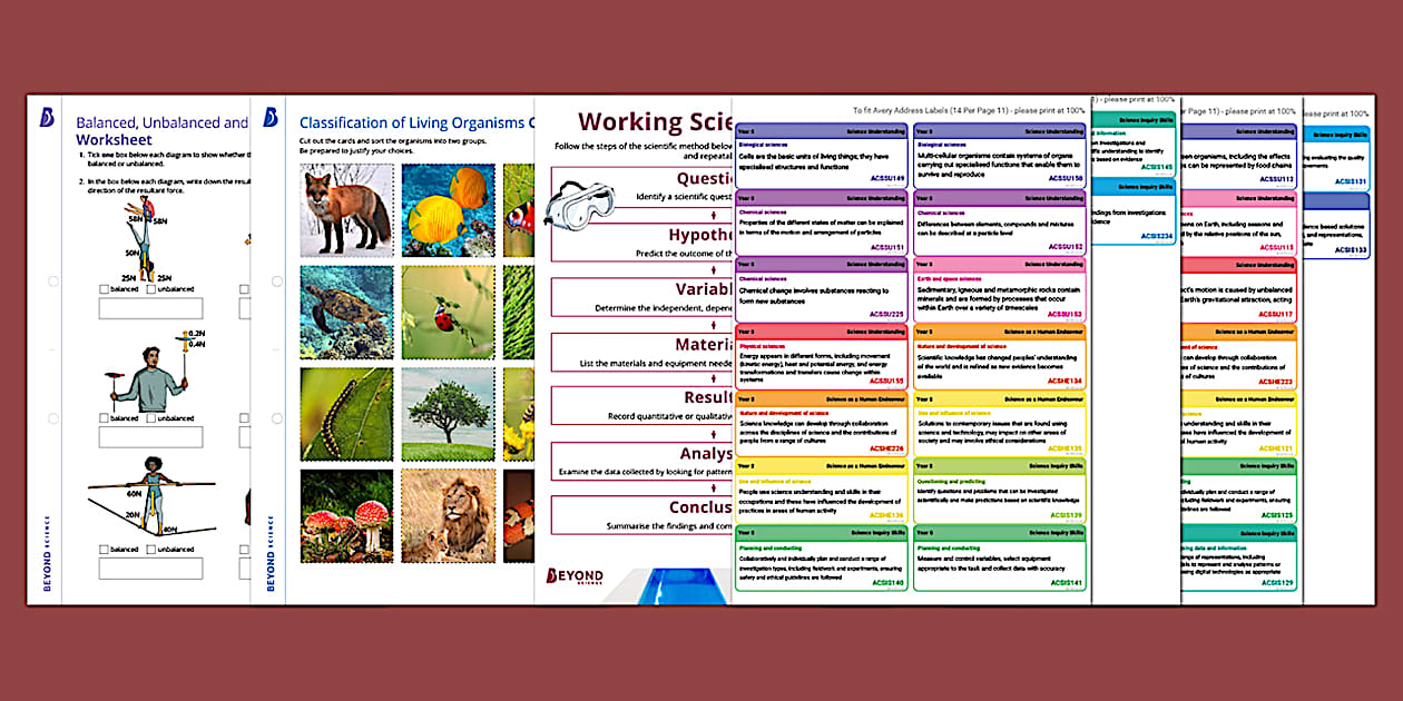 Welcome to Year 7 & 8 Science Pack - Beyond Secondary