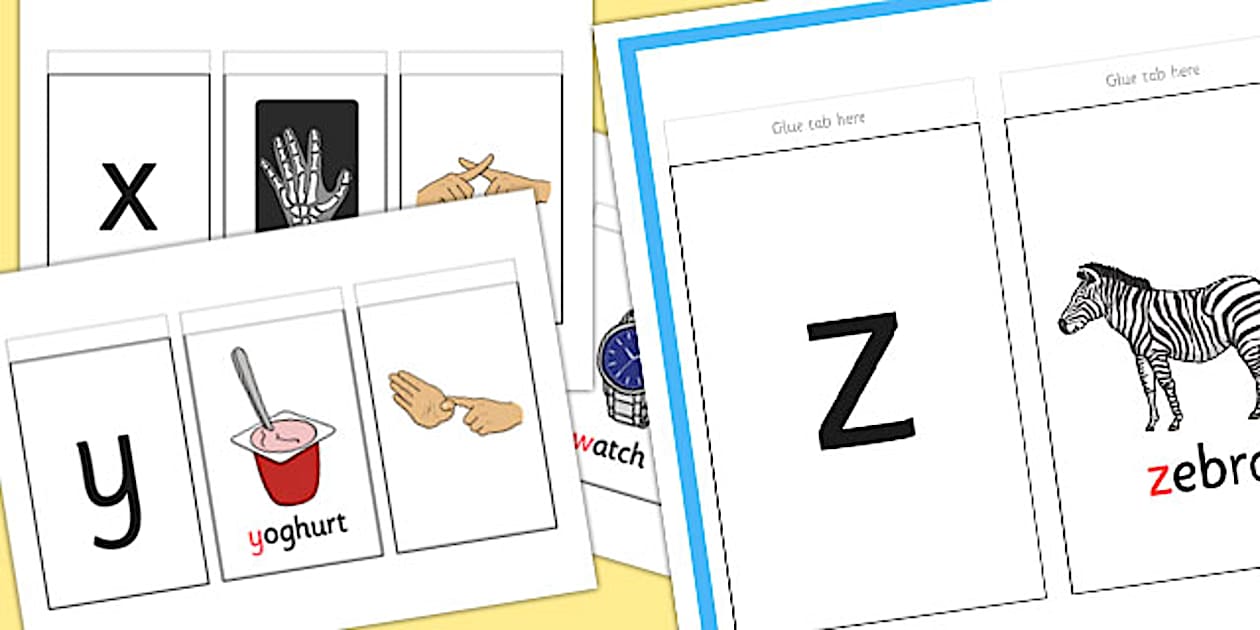 British Sign Language Left Handed Alphabet Sign And Flip Booklet