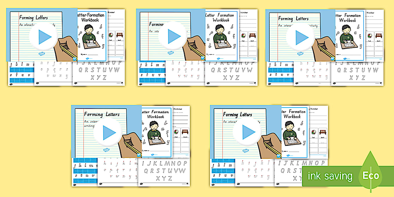 Australia Letter Formation Resource Pack (teacher made)