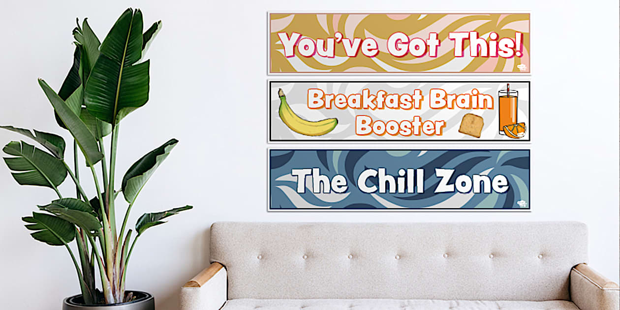 Chilled Pre-Test Party Banner Set | Twinkl Party - Twinkl