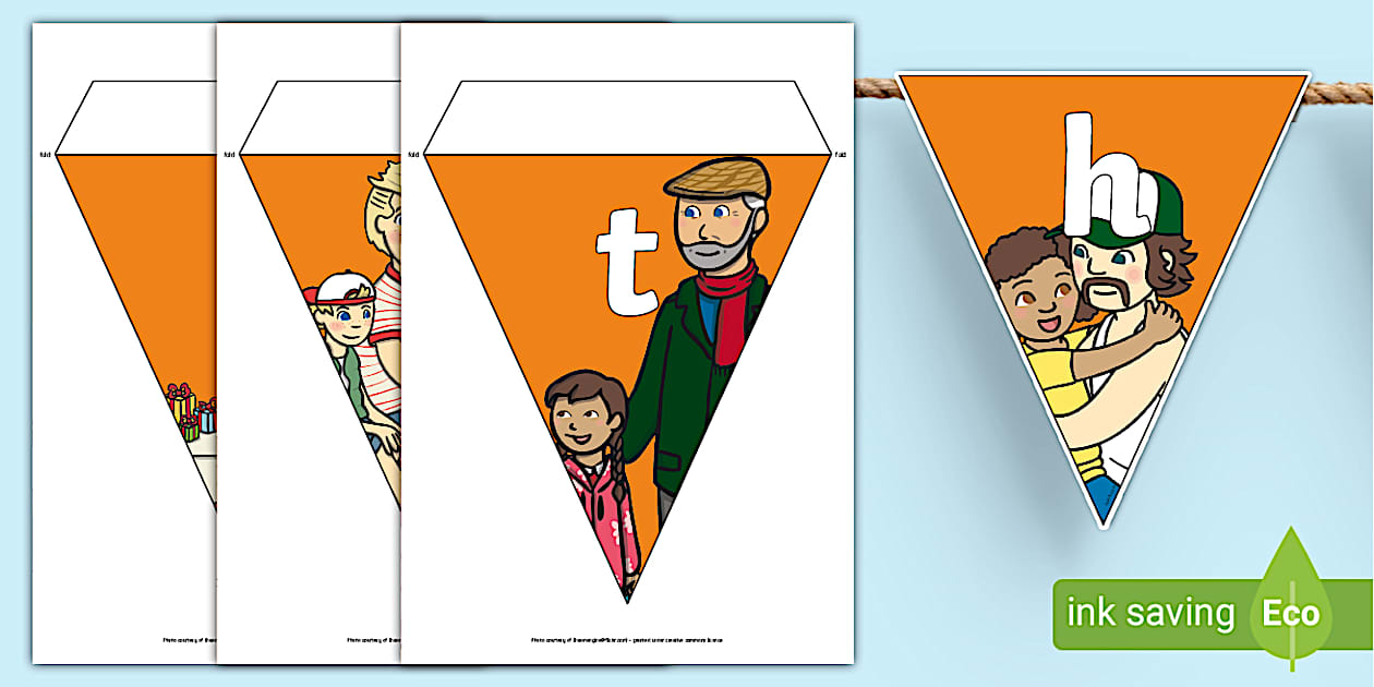 Father's Day Display Bunting (Teacher-Made) - Twinkl