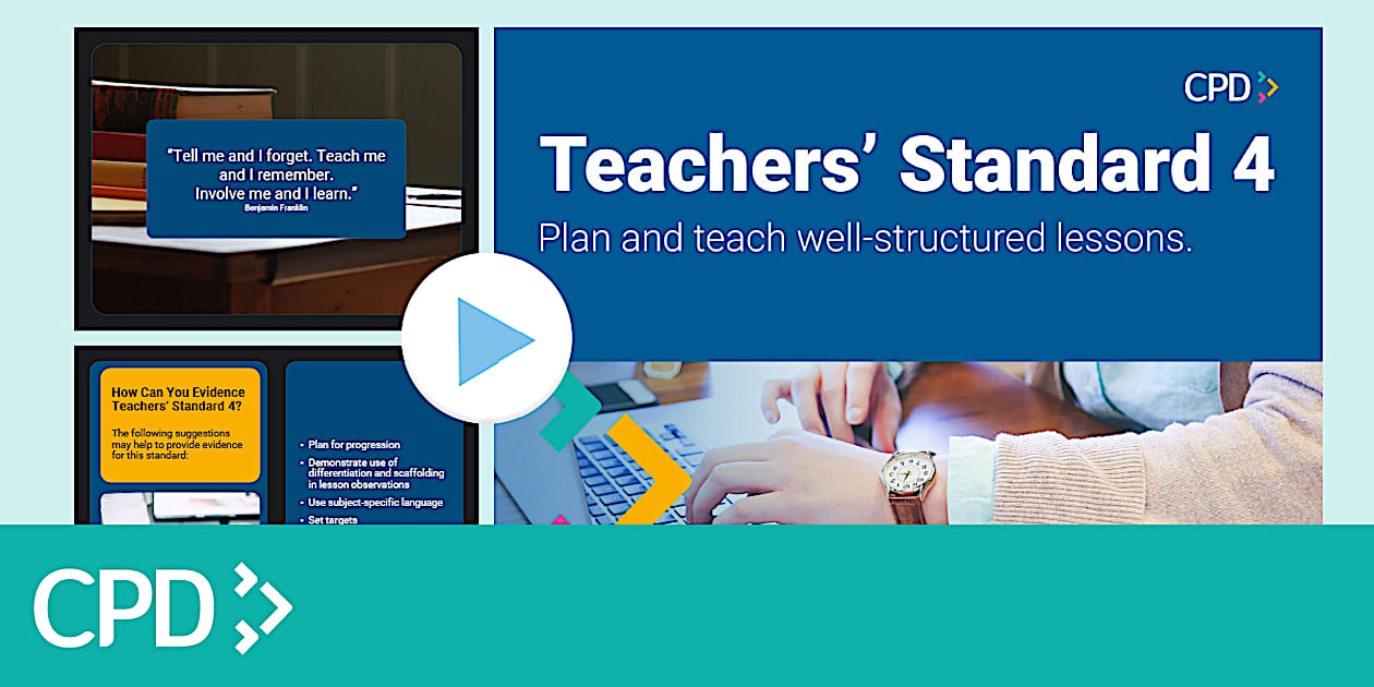 Teachers' Standard 4 CPD Powerpoint (teacher made) - Twinkl