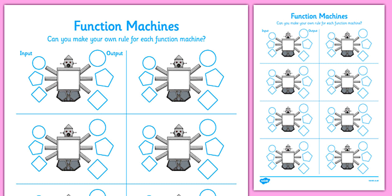 Input/Output Machine Generator - Primary Resources - Twinkl