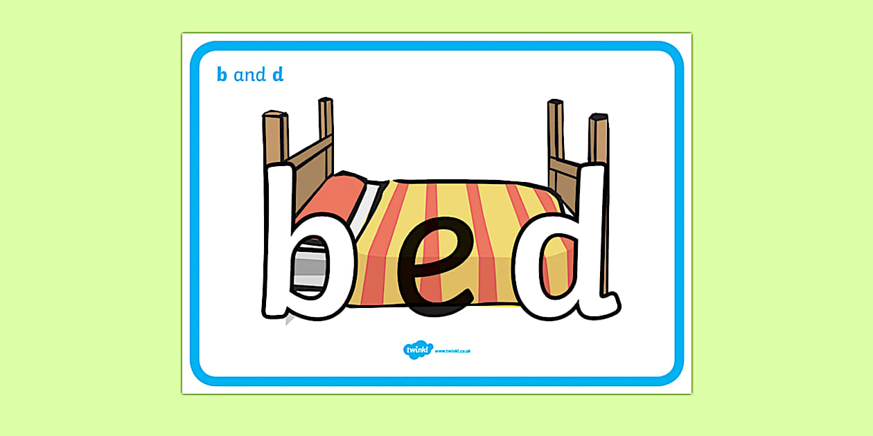 B and D Display Poster (teacher made) - Twinkl