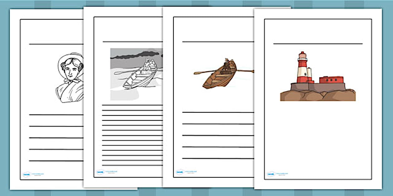 Grace Darling Writing Frames (teacher made) - Twinkl