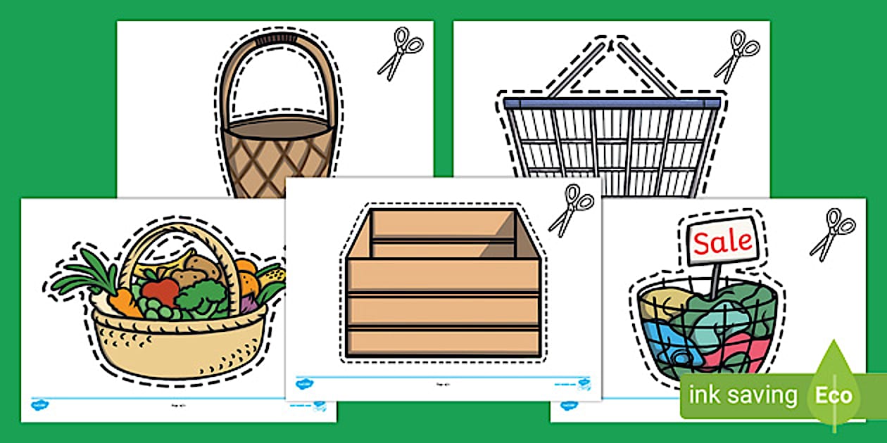 Display Baskets for Shops - KS1 Activities - Resources