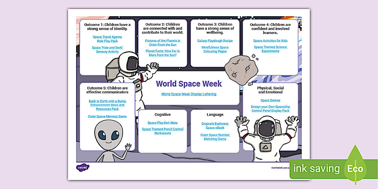 World Space Week Topic Planner (teacher made) - Twinkl