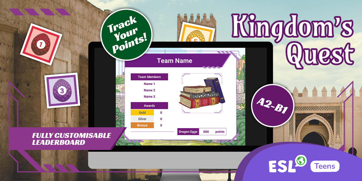 ESL Kingdom's Quest Leaderboard - Medieval PowerPoint