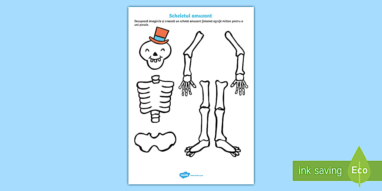 Scheletul amuzant (Teacher-Made) - Twinkl