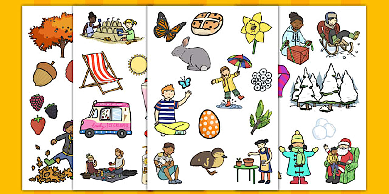Four Seasons Display Cut Outs