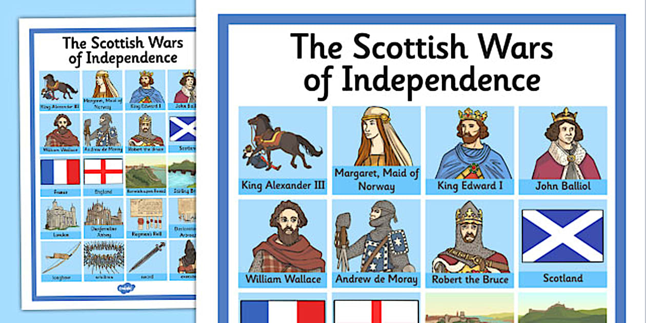 The Scottish Wars of Independence Key Word Grid - Twinkl