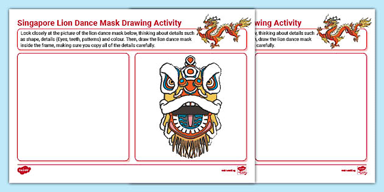 Singapore National Day Lion Dance Activity